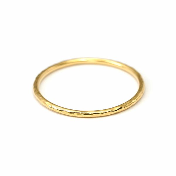 Mallet ring K18（3・5・7号） | Hariqua-パワーストーンジュエリー-